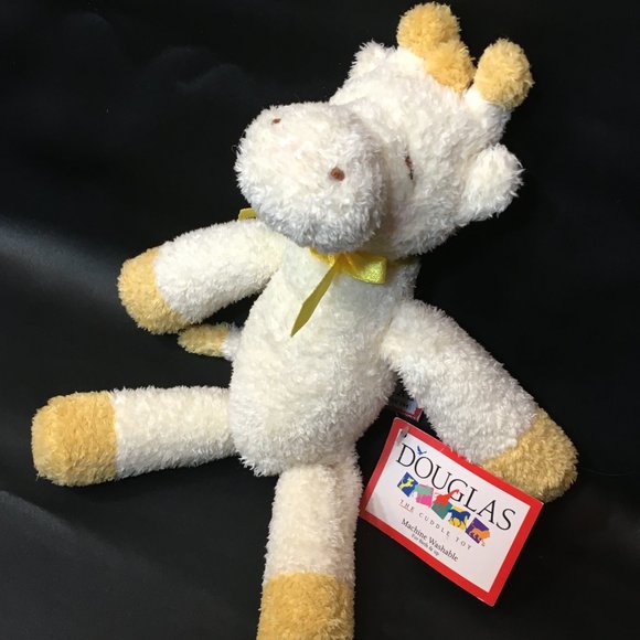 Douglas Cuddle Toys | Toys | Rare Htf Baby Yellow Giraffe Rattle Plush ...